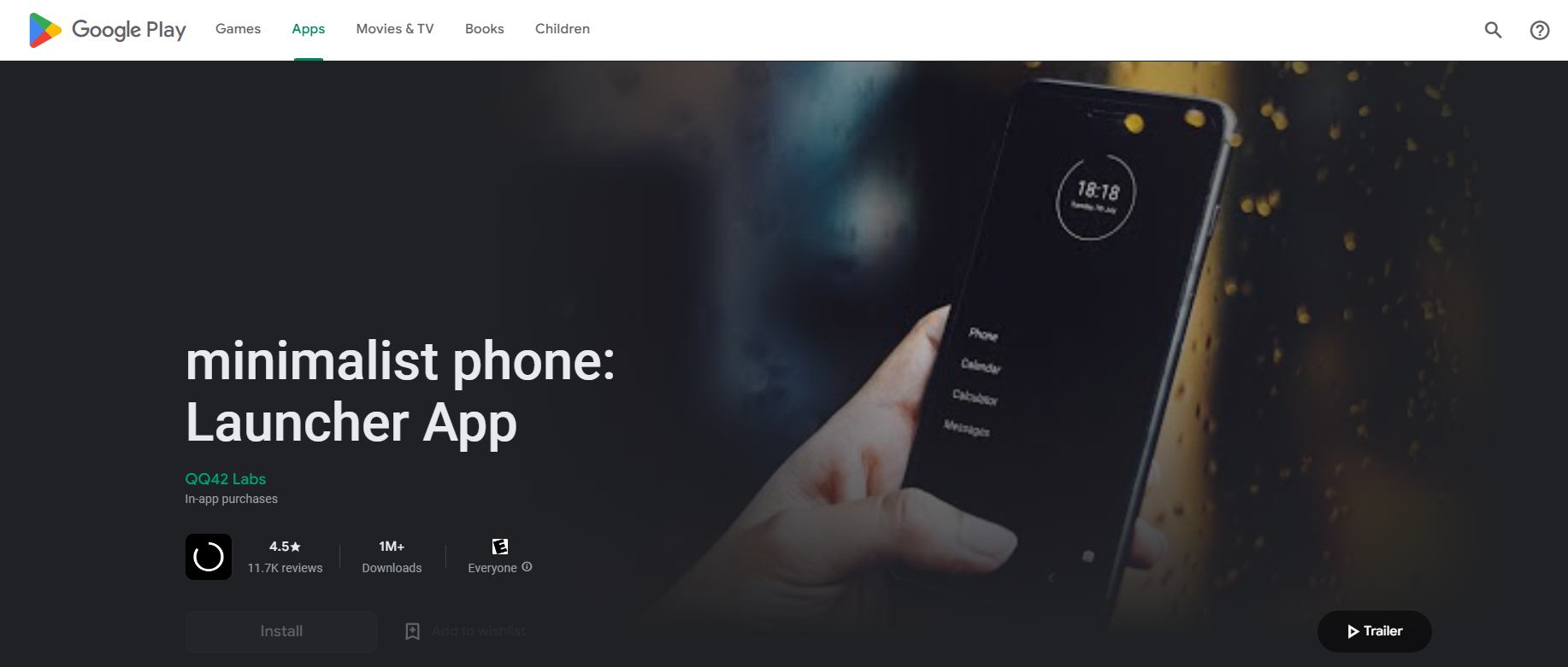 Minimalising your phone [Android Only at this time]